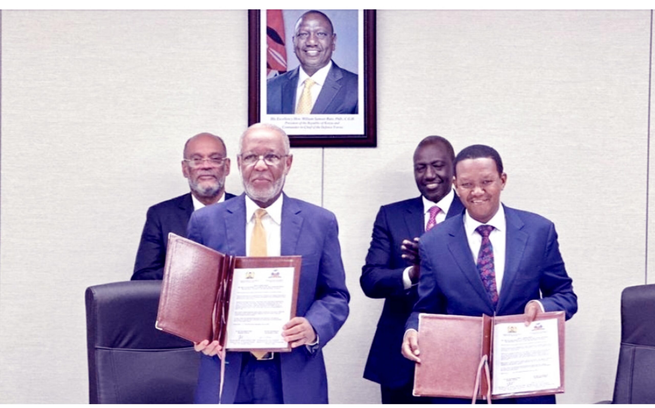 Haïti Et Le Kenya Sentendent à établir Des Relations Diplomatiques